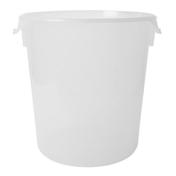 Rubbermaid FG572824CLR 22 qt Round Storage Container - Clear Poly ...