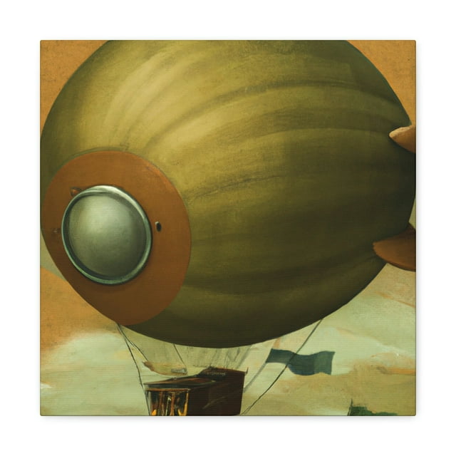 Blimp in Flight Renaissance - Canvas - Walmart.com