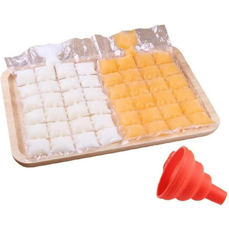 10pcs/Packs Disposable Ice Cube Bags, Easy Release Easy Release Ice ...