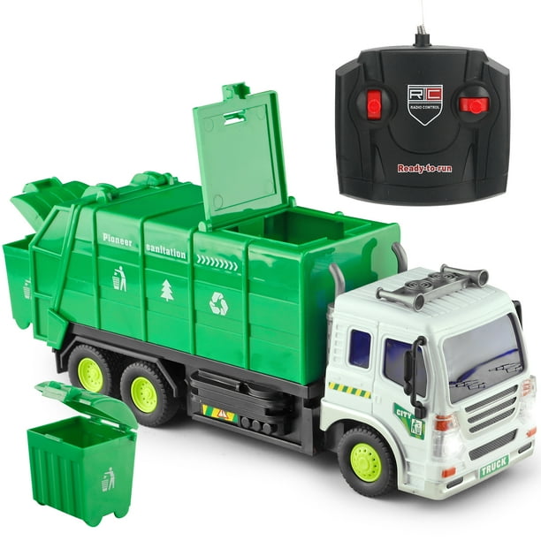 Remote Control Garbage Truck Toys for Boys 3-6 Year RC Car Waste ...