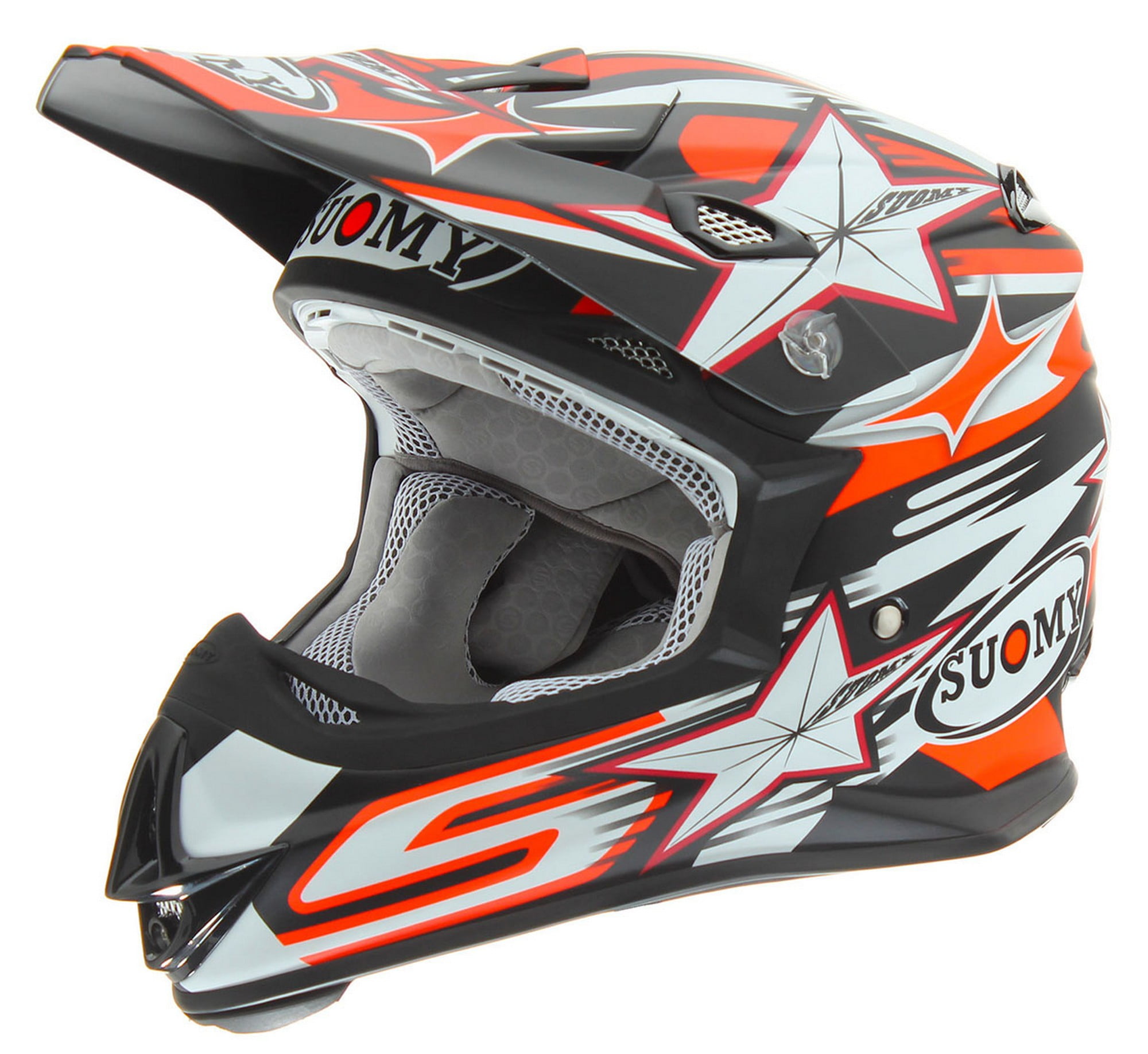 Suomy Jump Bullet MX Offroad Helmet Matte Black/Red XXL - Walmart.com