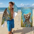 Underwater Cat Beach Towel, Creative Animal Photography Print ...