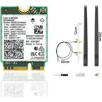 WiFi 7 BE200 NGW Wireless Card, Tri-Band 6GHz/5GHz/2.4GHz M.2 NGFF ...