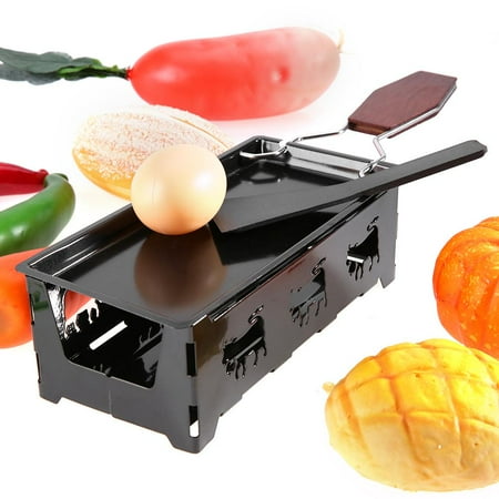 Garosa Portable Non-Stick Cheese Raclette Rotaster Baking Tray Stove ...