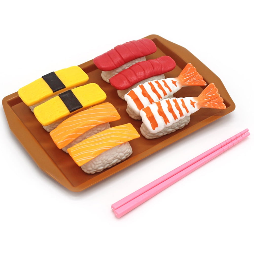 Buy VERMON Simulation Sushi Food Cuisine Set Model Pretend Play Kitchen ...