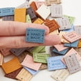 150Pcs 15 Colors Microfiber Label Tags Clothing Handmade Labels for DIY ...
