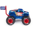 Monster Jam, Marvel Official Captain America Monster Truck - Walmart.com