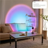 Urban Shop Color Changing LED Sunset Projector Plug In Lamp, 10.23" H ...
