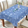 54x72in Square Printed Tablecloth Easy-Care Decorative Table Cloth for ...