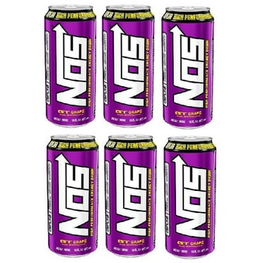 NOS High Performance Energy Drinks (24fl.oz Original) Twist Top Cans ...