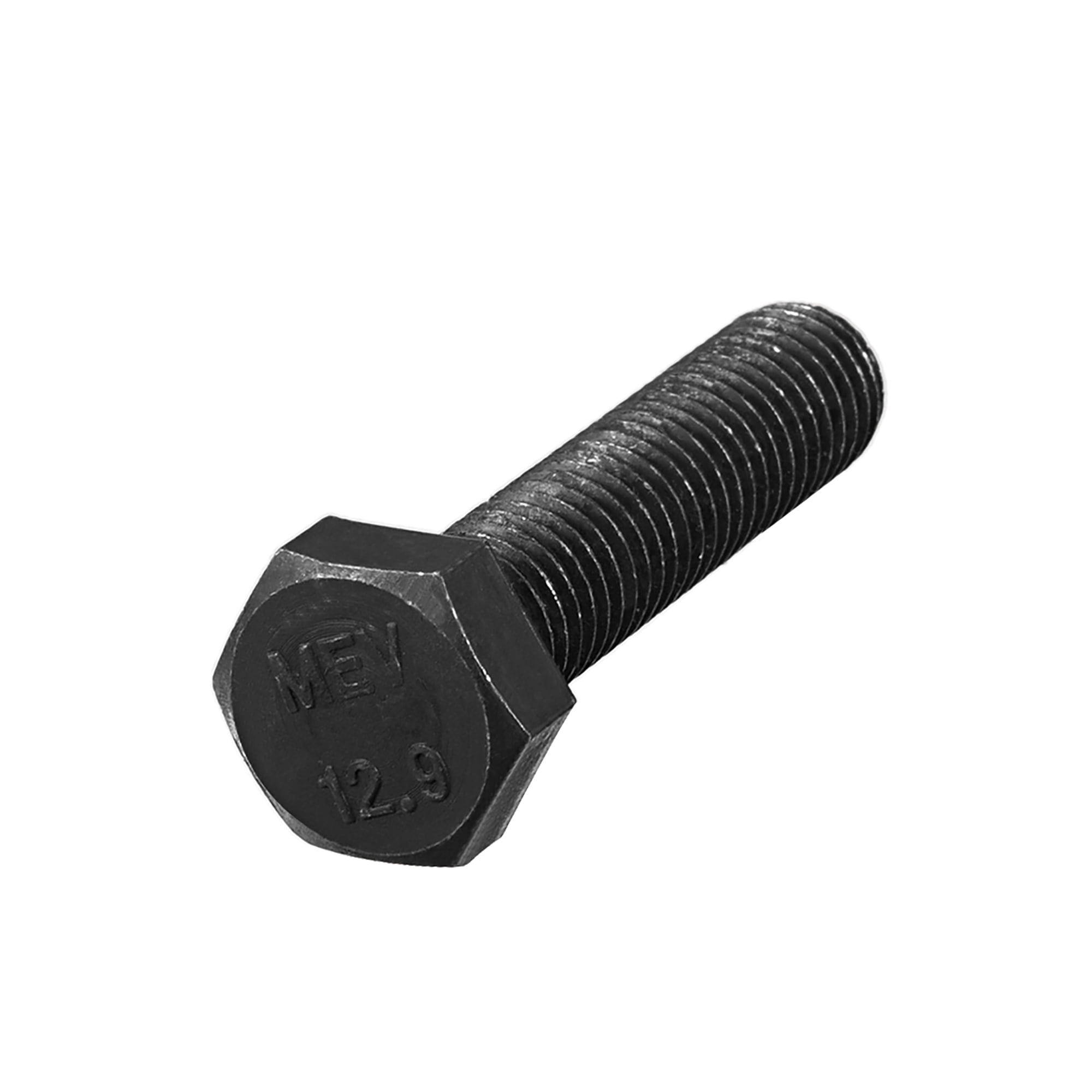 M12x50mm Hex Bolts Left Hand Grade 12.9 Carbon Steel Black - Walmart.com