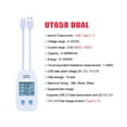 Digital USB Capacity Tester Voltage Current Capacity Energy Test Type-C ...