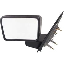 Left Driver Side Square Head Power Mirror, Textured Black, Manual ...