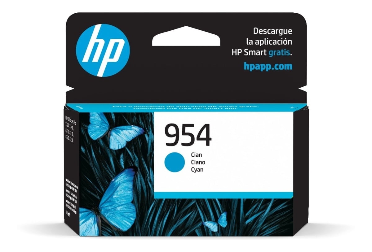Cartucho de tinta HP 954 Cian Original L0S50AL Para HP Deskjet 7740 ...