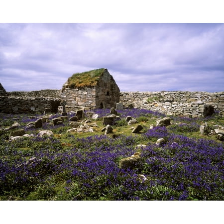 Inishmurray Island, Co Sligo, Ireland; Monastery Ruins by The Irish ...