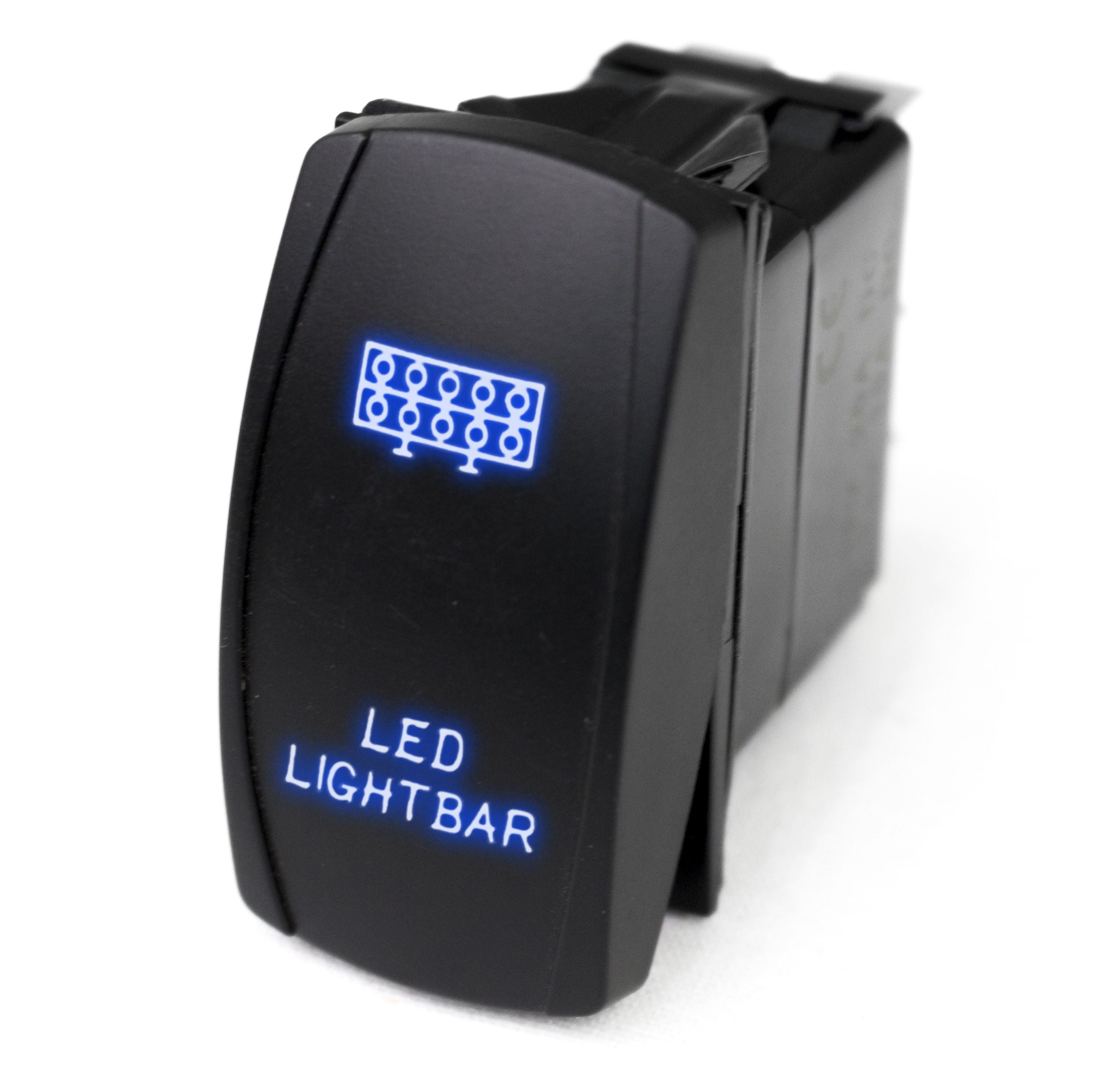 LED Rocker Switch with Blue Radiance - LED Light Bar - Walmart.com