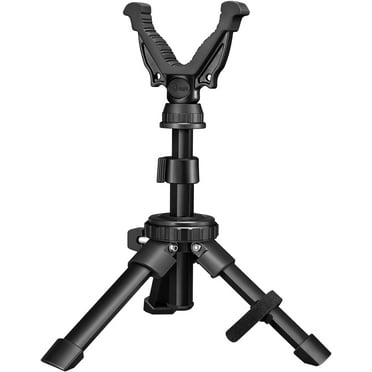 Kill Shot Portable Shooting Bench Seat with Adjustable Table Gun Rest ...