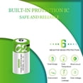 8pcs C Battery C Rechargeable Batteries, USB/Type-C High Capacity 1.5V ...