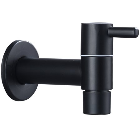 SICED Black extended water faucet triangle valve bridle washing machine ...