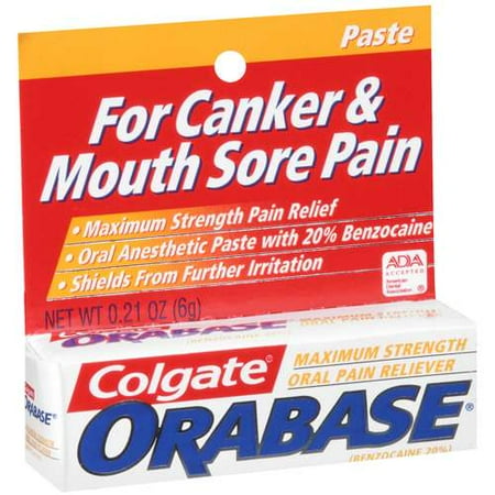 Colgate: Orabase Pain Reliever, 0.21 oz - Walmart.com