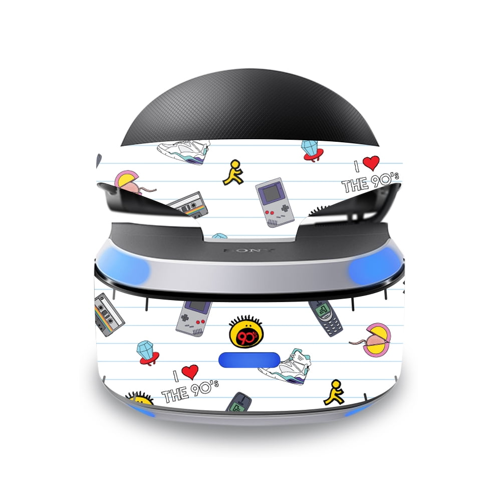 Skin Decal Wrap Compatible With Sony PlayStation VR Love The 90s ...