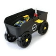 Miracle Gro Heavy-Duty 4 in 1 Roll N Kneel Plastic Garden Cart, Comfort ...
