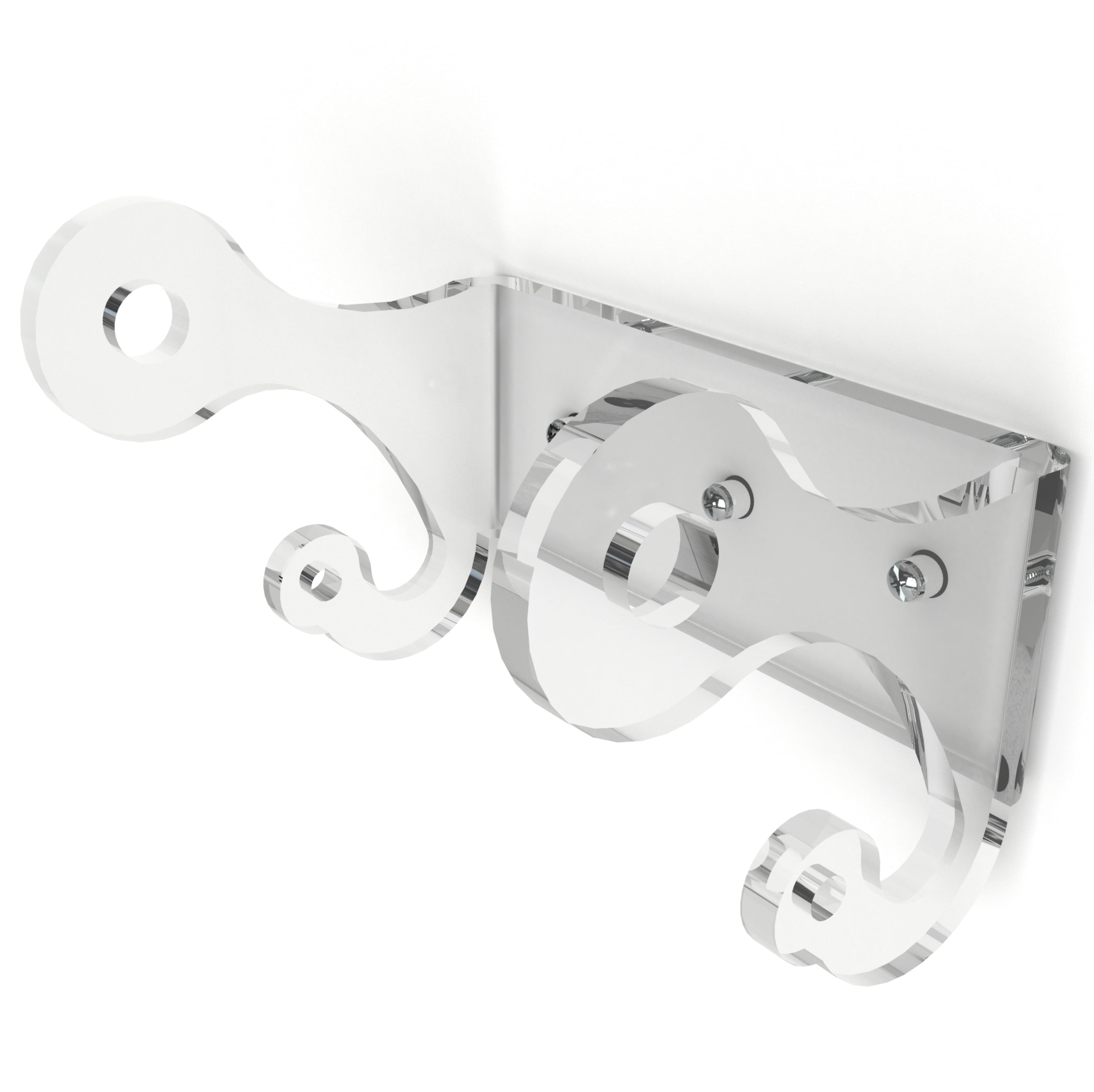 Vray Designs LLC 6mm Acrylic Coat Wall Hooks - Ideal for Coat Rack, Cap ...