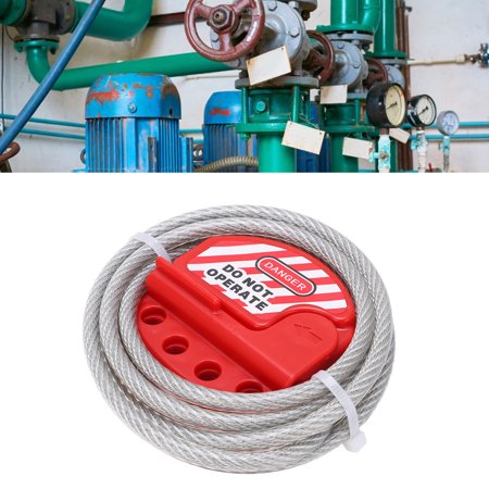 Spptty Coated Cable Lockout,Lockout Tagout Cable Lock,Cable Lock Four ...
