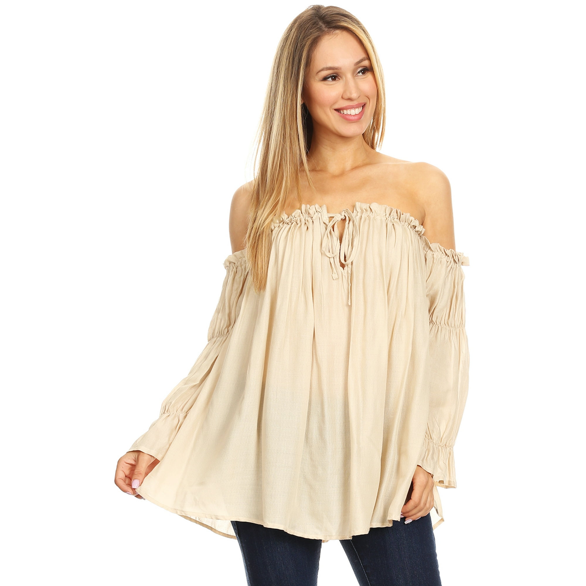 Click here for Feinuhan Women Renaissance Off Shoulder Top Costum... prices