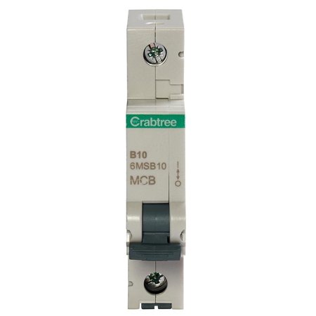 CRABTREE - Loadstar 10A Single Pole MCB, B Curve, 6kA | Walmart Canada