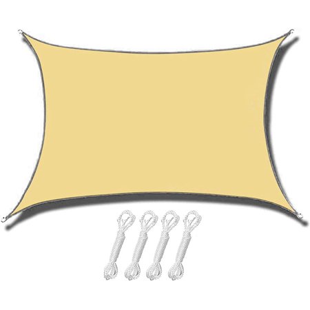 KSCD Yellow/Green,Sun Shade Sail Canopy, Permeable Canopy Pergolas Top ...