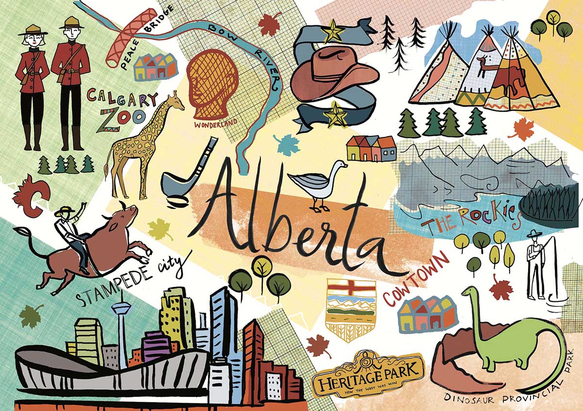 Alberta, a 1000-piece Puzzle by Trefl - Walmart.com
