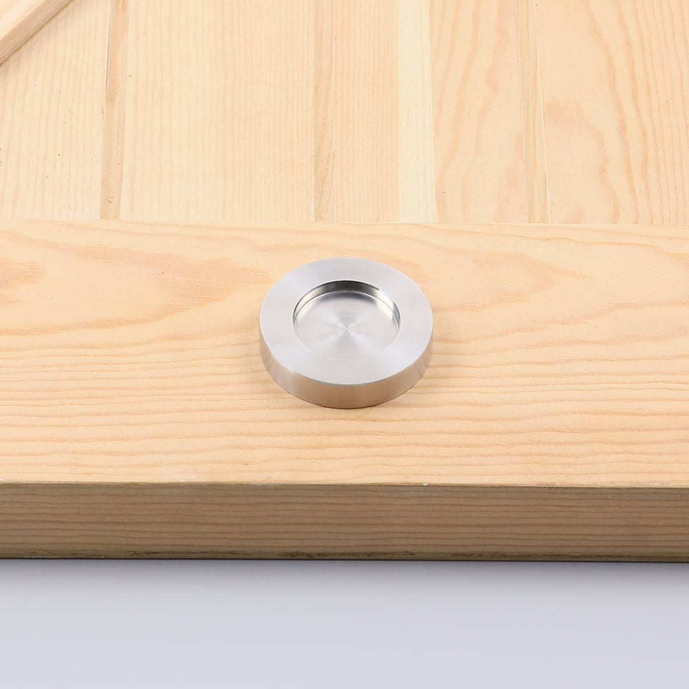 ATT Hardware Sliding Barn Door Handle Stainless Steel Round Flush Pull ...