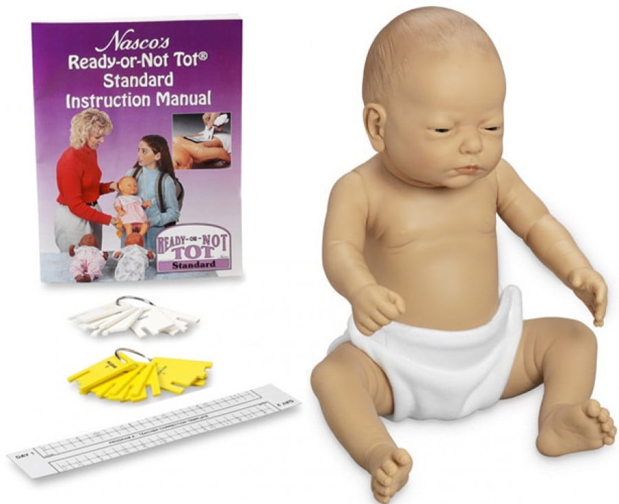 Ready-Or-Not Tot Baby Manikin - Standard - Brown Female - Walmart.com