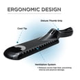 Croc Professional Ionic Black Titanium Hair Straightening Flat Iron 1.5 ...