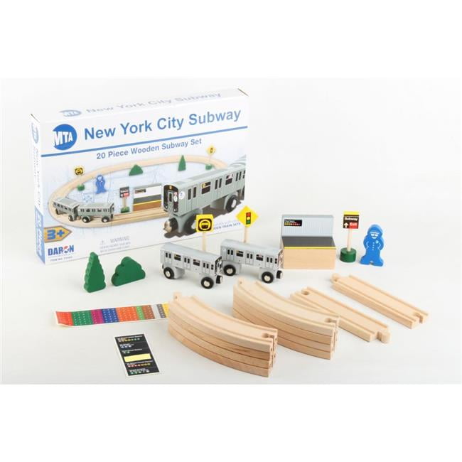 Metropolitan Transportation Authority Wooden Train Set - Walmart.com