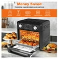 Compact Air Fryer Toaster Oven 11QT, 2 Slice Toast, Countertop Oven, Warm, Broil, Toast, Bake ...