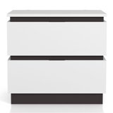 FOA Misti 3-Piece White Wood Bedroom Set - King + 2 Nightstands ...