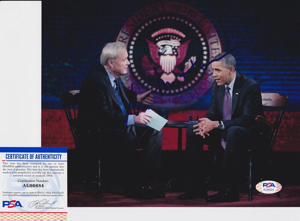 Chris Matthews Signed Autograph 8x10 Photo PSA/DNA COA #2 - Walmart.com