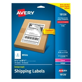 Universal Laser Printer Permanent Labels, 1 x 2 5/8, White, 3000/Box ...
