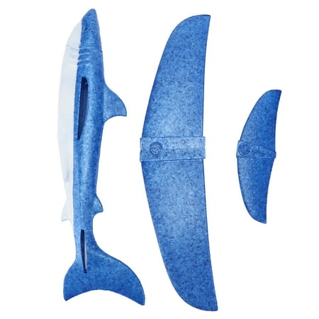 Octpeak Toy Airplanes Unassembled Soft EPP Foam Streamlined Design Blue ...