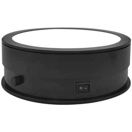 Display Stand, 15/20cm Electric Turntable Display Stand LED Light ...