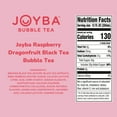 Joyba Raspberry Dragonfruit Black Tea Bubble Drink Pack, 4 Cups, 12 fl ...