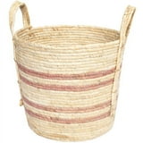 Better Homes & Gardens Large Natural Maize Basket with Jute Handles, Terracotta - Walmart.com