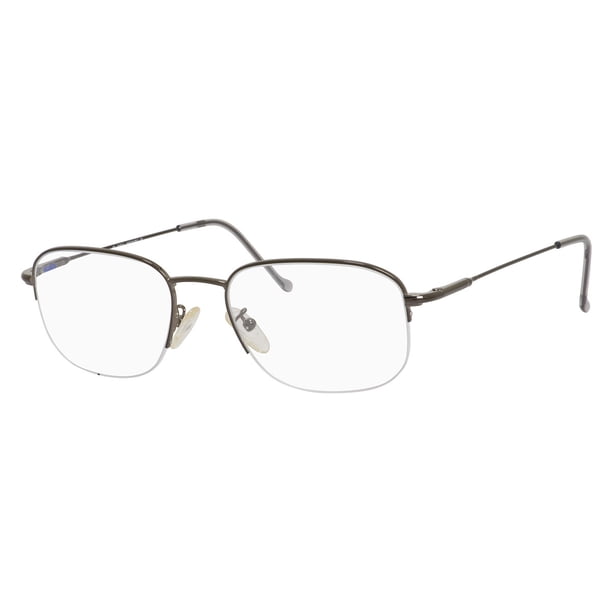 Elasta 7033 Semi-Rimless Rectangular Bakelite Eyeglasses - Walmart.com