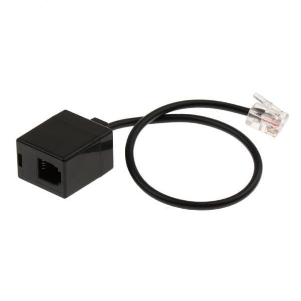 Conector RJ9 macho a hembra,Cable conector RJ9 4P4C macho a hembra ...