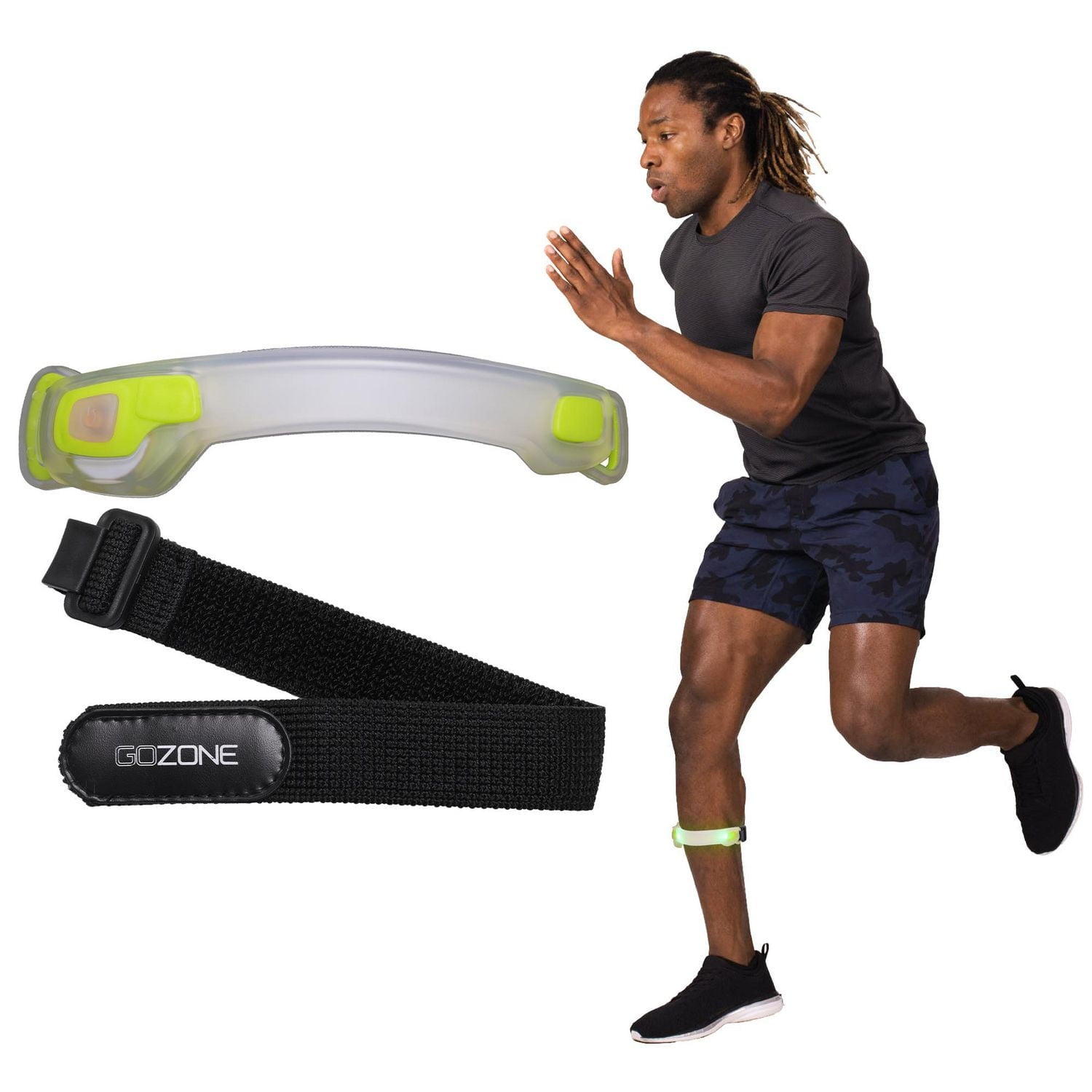 Click here for Gozone Led Light Strap - White/Green/Black prices