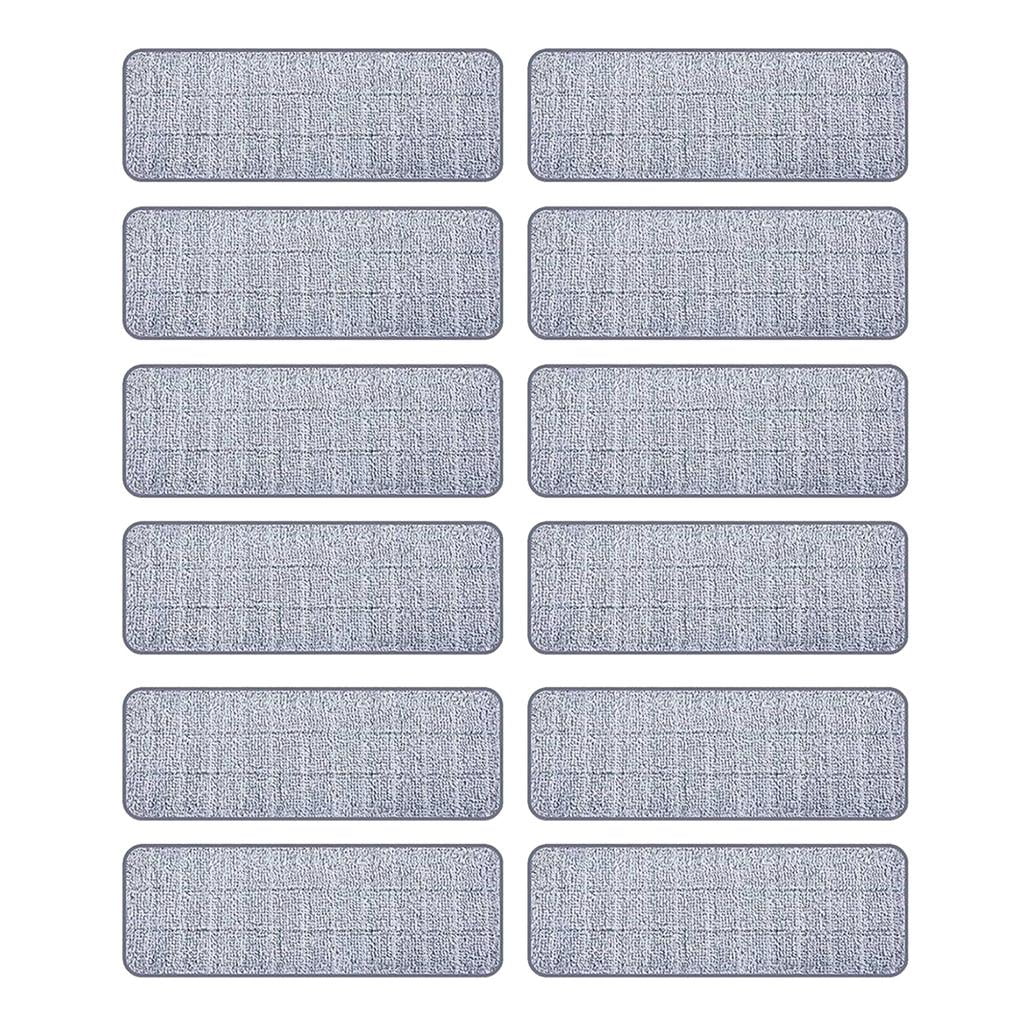 Replacement Pad Kitchen Bathroom Floor Duster Cleaning Rag 12pcs ...