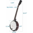 6-String Banjo Guitar,39 Inch Professional Banjo Beginner Kit$$Musical ...