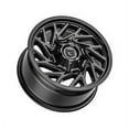 Gear Off Road 769B 20X9 6X135/6X5.50 Wheel Rim, Black Milled, A356 ...